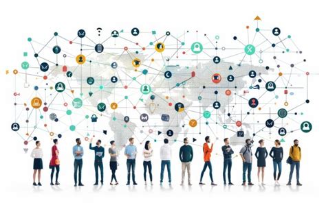 Global Network Connectivity And Interconnectedness Premium Ai Generated Image