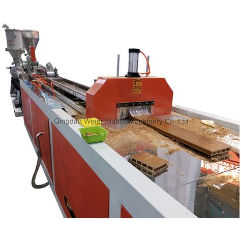 Sj80156 High Speed Wpc Profile Production Line Plastic Wpc Decking