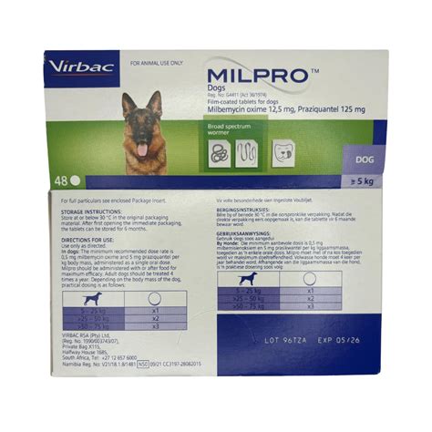 Milpro Dog Deworming Tablets 48 Tablets Vet Products Online