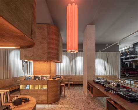 Bar Ton Listening Bar Created In Landmark Of Romanian Modernism