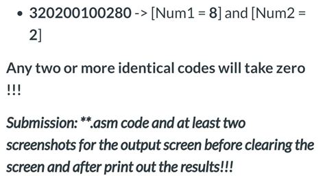 solved write an assembly program that 1 accepts two