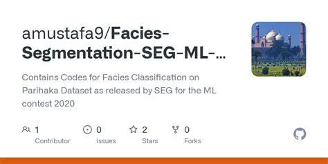 Github Amustafa9facies Segmentation Seg Ml Contest 2020 Contains Codes For Facies