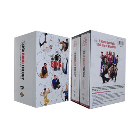 The Big Bang Theory Complete Series Seasons 1 12 DVD 37 Disc Box Set Brand New DVDs Blu