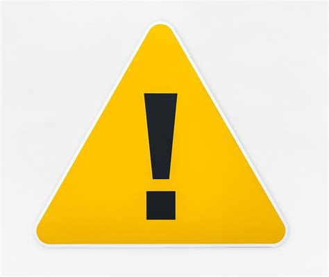 Illustration Of Strong Magnetic Field Warning Sign Royalty Free Stock