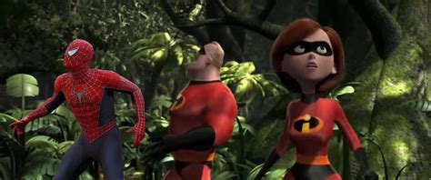 Spider Man Mr Incredible And Elastigirl In Jungle By Jquiles21 On