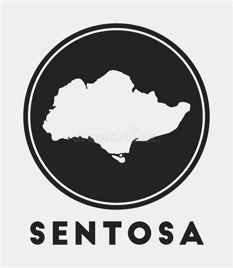 Icono de sentosa ilustración del vector Ilustración de aislado