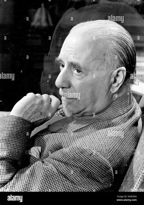 Sir Thomas Beecham A Recent Portrait Of Famous Conductor Sir Thomas Beecham Photographed By