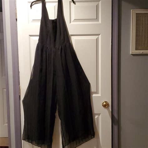 Gorgeous Pleated Wide Leg Halter Jumpsuit Gem
