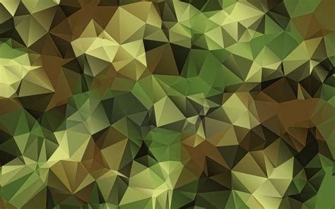Herunterladen Hintergrundbild Camouflage Low Poly Hintergrund 4k