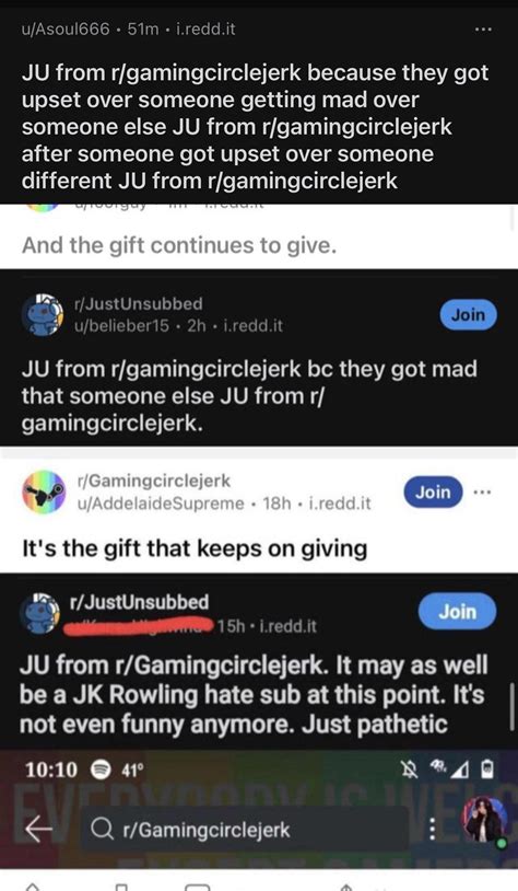 Ju From R Justunsubbed Someone Ju From Gcj Because We Made Fun Of