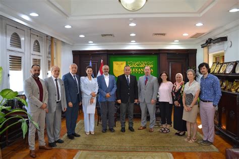 رئيس جامعة الإسكندرية يستقبل وفد جامعة فيرجينيا تك الأمريكية الأسبوع