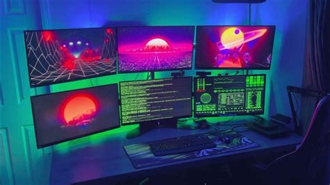 New 6 Monitor Setup Youtube New 6 Monitor Setup Youtube