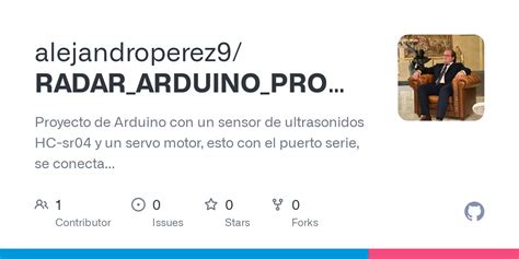 GitHub Alejandroperez9 RADAR ARDUINO PROCESSING Proyecto De Arduino