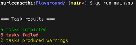 golang color terminal output using fatih color thedevelopercafe
