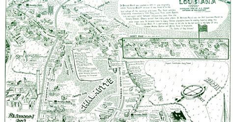 The Barthet Gallery St Bernard Parish Map
