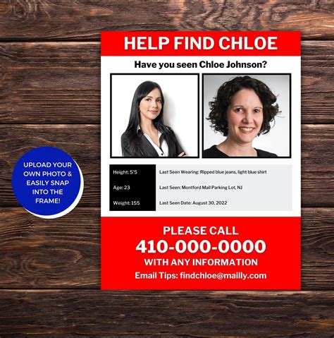Missing Person Flyer Missing Flyer Template Missing Person Poster