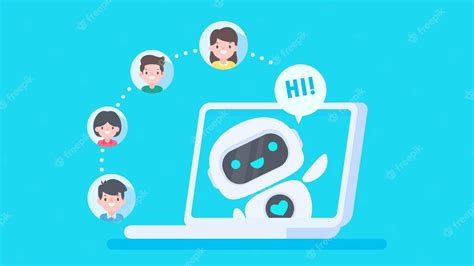 Premium Vector Auto Reply System With Intelligent Robots Provide