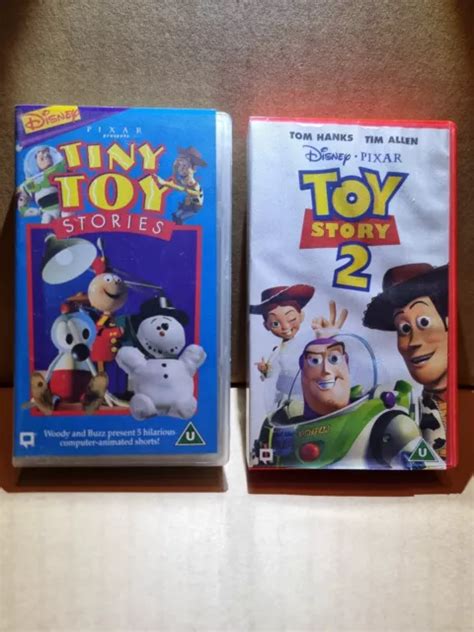Tiny Toy Stories And Toy Story 2 Vhs Cassette Rare Eur 20 00 Picclick De