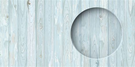 Circle Frame 3d Paper Cut Style With Cut Timber Panels Turquoise Blue