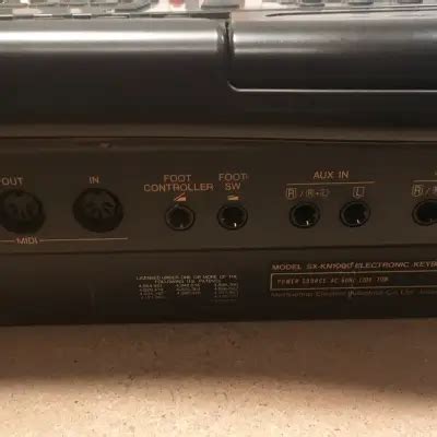 Technics SX KN1000 Synthesizer Arranger Keyboard KN 1000 Reverb