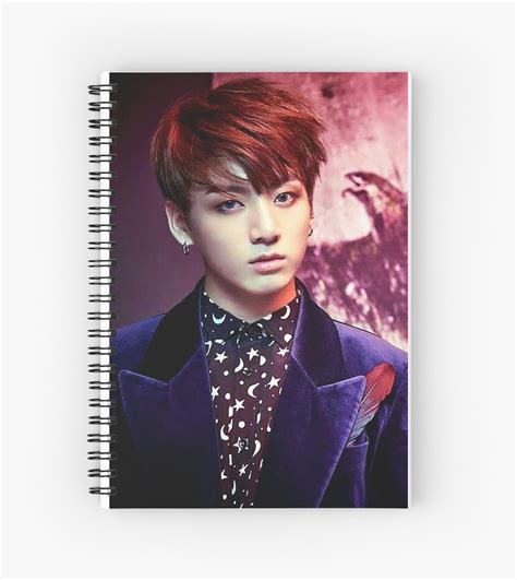 Jungkook Wings Bts Spiral Notebooks By Sinfulchoices Redbubble