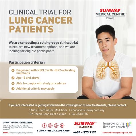 Clinical Trial For Lung Cancer Patients