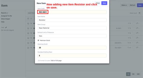 Page And Doctype Loading Issue After Save New Item Must Refresh To Update List Erpnext