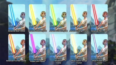 Swtor Craftable Lightsaber Color Crystals