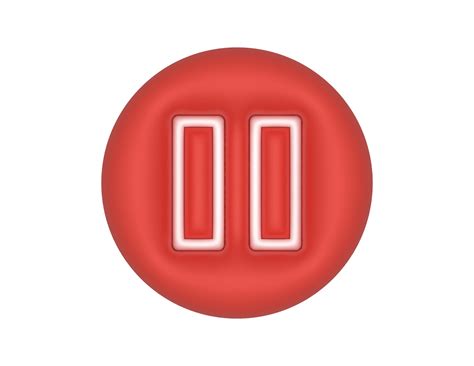 Red Circle Pause Button Transparent Background 27942021 PNG