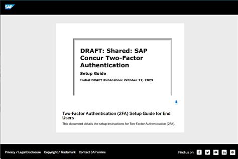 Re New Secure Login Process End User Guide Sap Concur Community