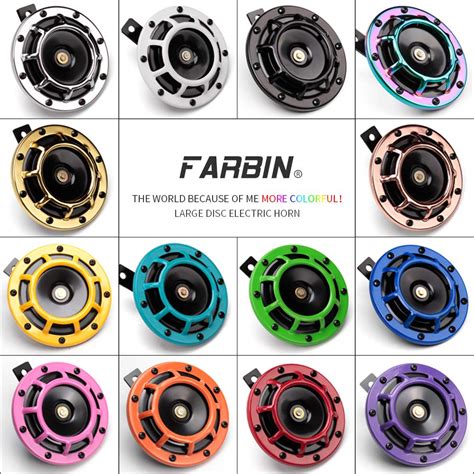 Farbin Horn Electric Car Horns 12v Loud Car Horn High