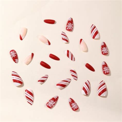 Wearable Manicure False Nail Pointed Head Nail Tips Press On Nails Girl