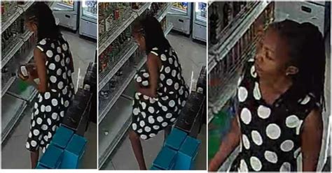 Nairobi Woman Caught On Camera Stealing Hiding Mzinga Under Her Dress