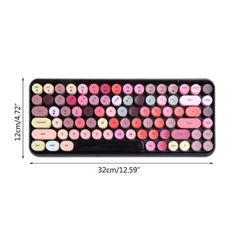 Keyboard Round Button Keypad Keyboard Portable Pc Computer Keypad With