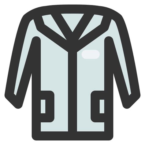 Icono De Bata De Laboratorio Generic Outline Color