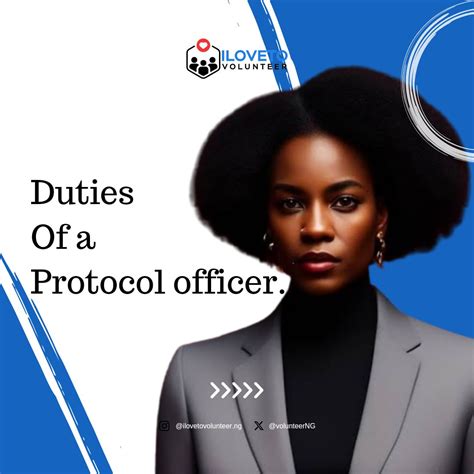 Ilovetovolunteer Ng On Linkedin Today We Will Look At The Duties Of A Protocol Officer Guest