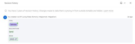 Record Revision Difference Between Data And Interface Airtable Community