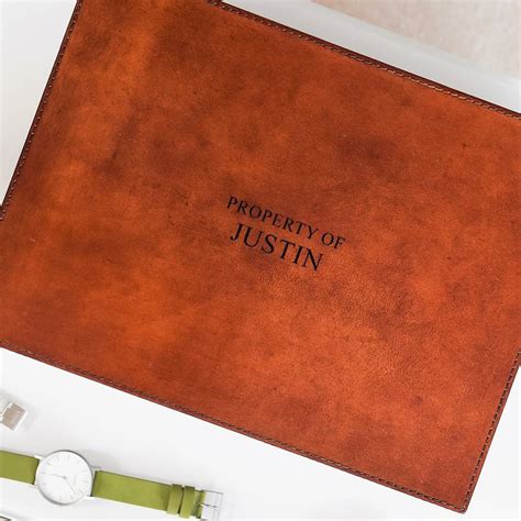 Personalised Leather Jewellery Box With Drawers By Ginger Rose