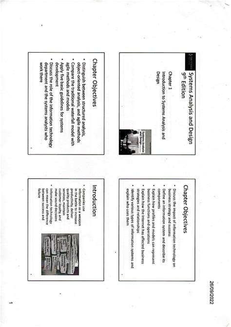 System Analysis 1 Object Oriented Systems Analysis And Design Studocu