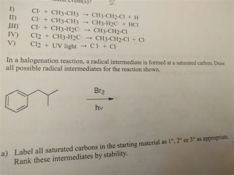 Solved Utiol Vent S D Cl Ch3 Ch3ch3 Ch2 Ci H Ii C