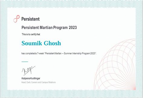 Soumik Ghosh On Linkedin Connections Martiansummerinternshipprogram2023 Internship