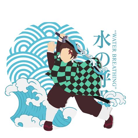 Kamado Tanjiro Water Breathing On Behance
