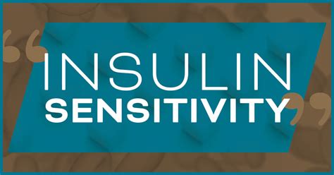 The Importance Of Increasing Your Insulin Sensitivity Evoke 5 Medical