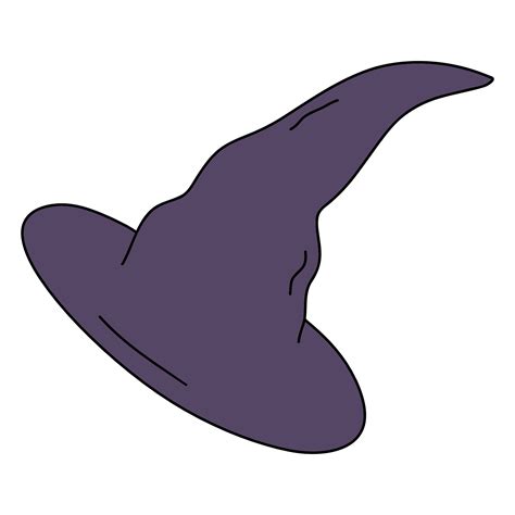 A Witch Hat Drawing For Decor 27766329 Png