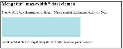 Cara Mengatur Tinggi Dan Lebar Elemen CSS Ayam Koding