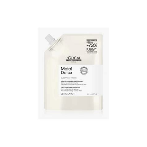 Loreal Metal Detox šampon 500 Ml Náhradní Náplň