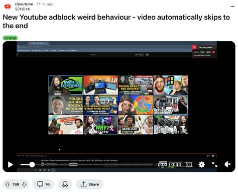 Youtube Sẽ Tự động Tua Video đến Cuối đối Với Những Người Xem Sử Dụng Trình Chặn Quảng Cáo