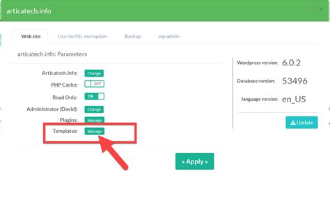 Manage Wordpress Themes Artica Wiki