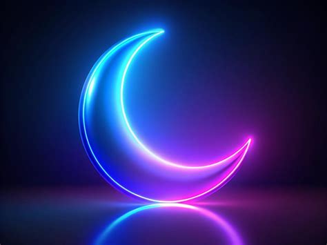 Moon Neon Lights Images Free Download On Freepik
