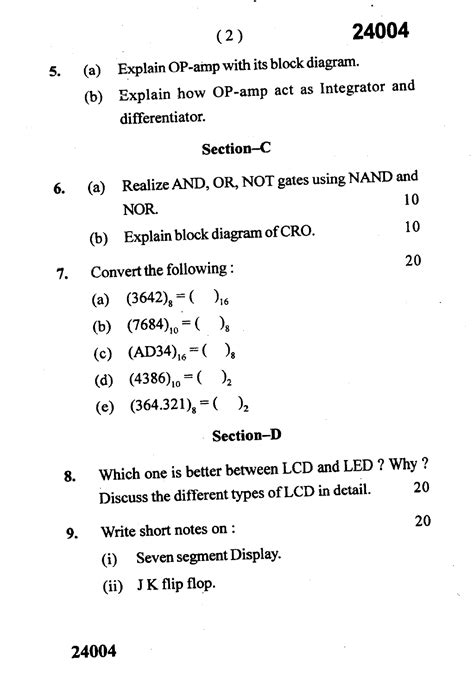 mdu b tech 2nd semester basics of electronics may 2018 question paper